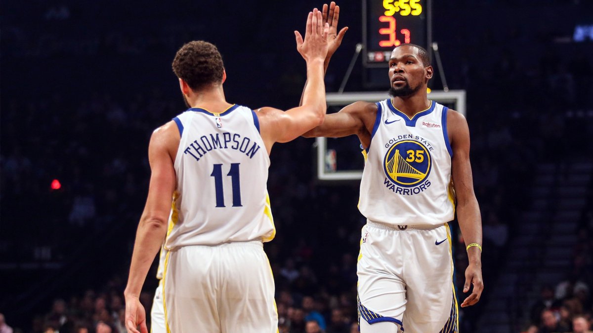 Kevin Durant shares heartfelt response to Klay Thompson’s goodbye post ...
