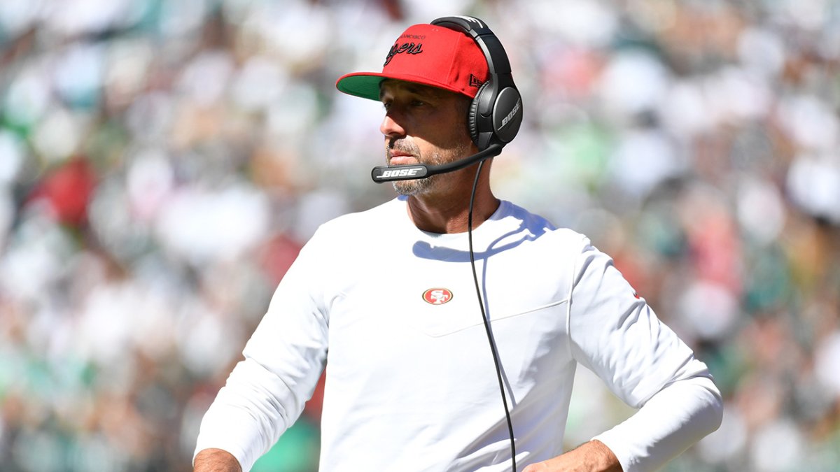 Why Kyle Shanahan wanted 49ers to wear white jerseys at home – NBC ...
