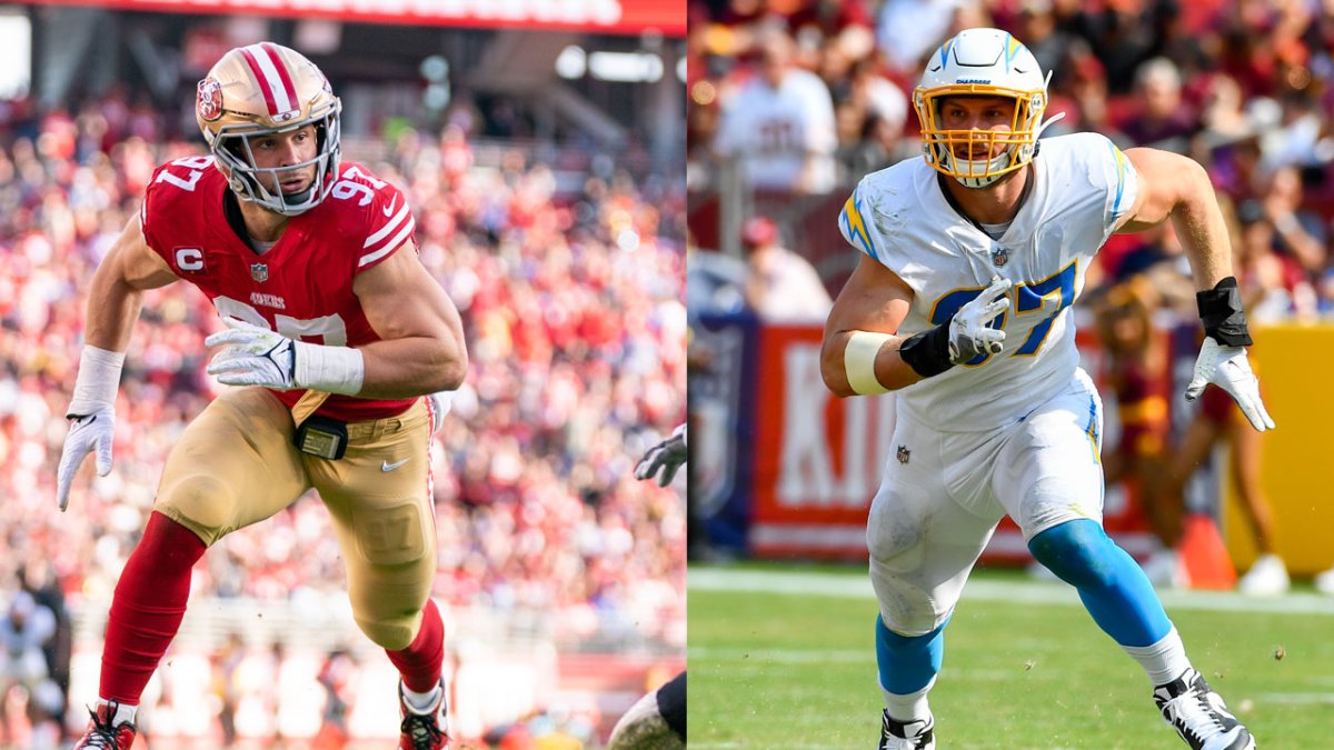 Nick Bosa’s mom posts edit with brother Joey in 49ers jersey – NBC ...