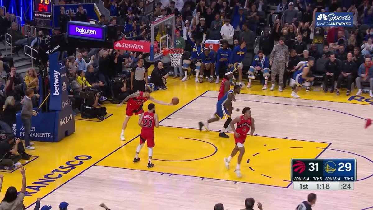 Steph Curry, with steal and layup, does it all on incredible sequence ...