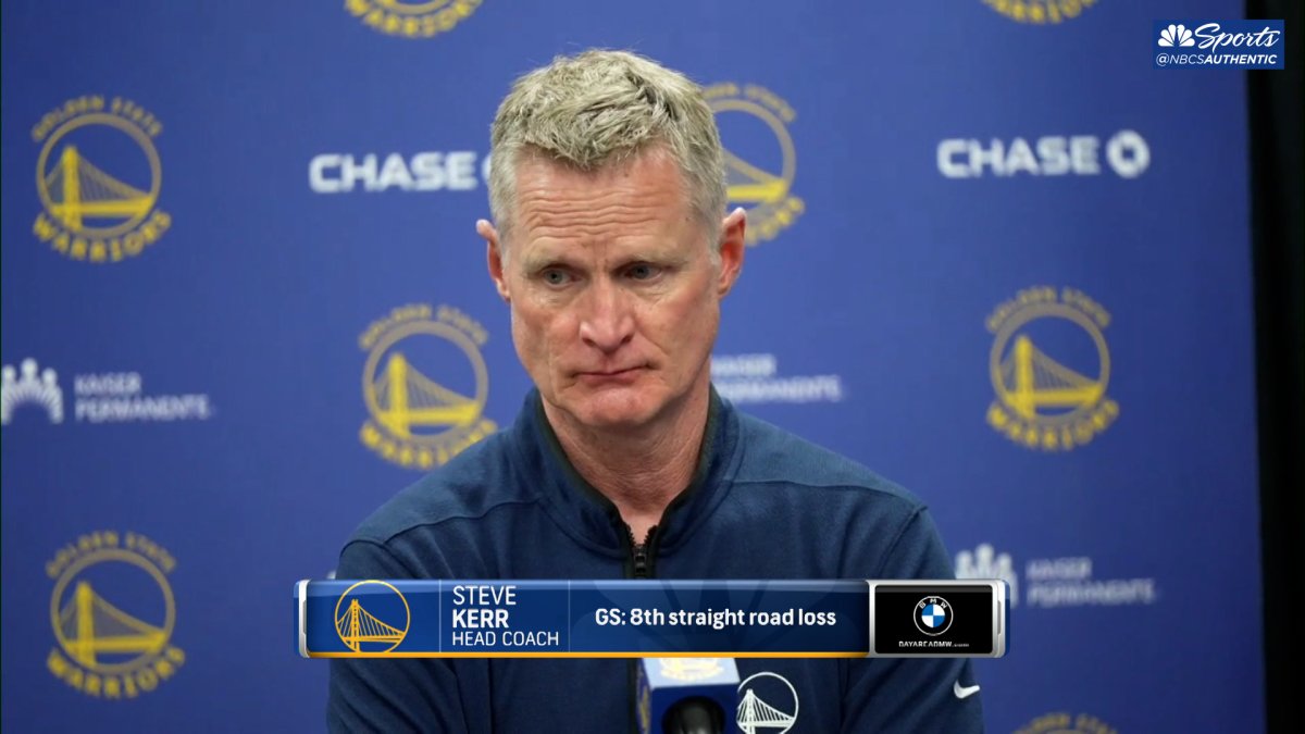 Steve Kerr admits Warriors got ‘a little too cute’ by starting four guards – NBC Sports Bay Area ...