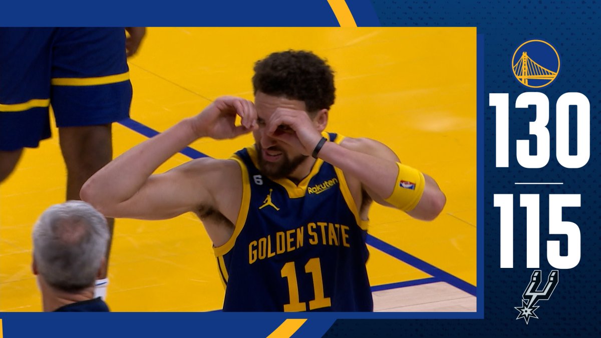 Steph Curry, Klay Thompson, Jordan Poole make NBA history in win vs. Spurs – NBC Sports Bay Area ...