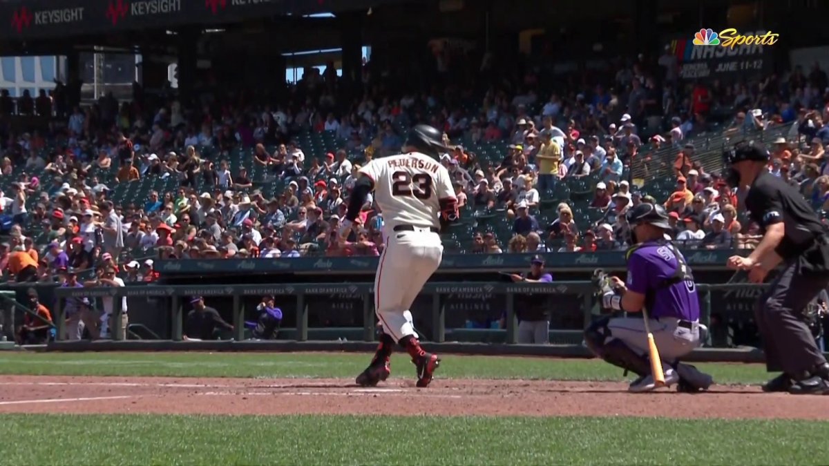 Rockies catcher catches ball, bat on Joc Pederson swing-and-miss – NBC ...