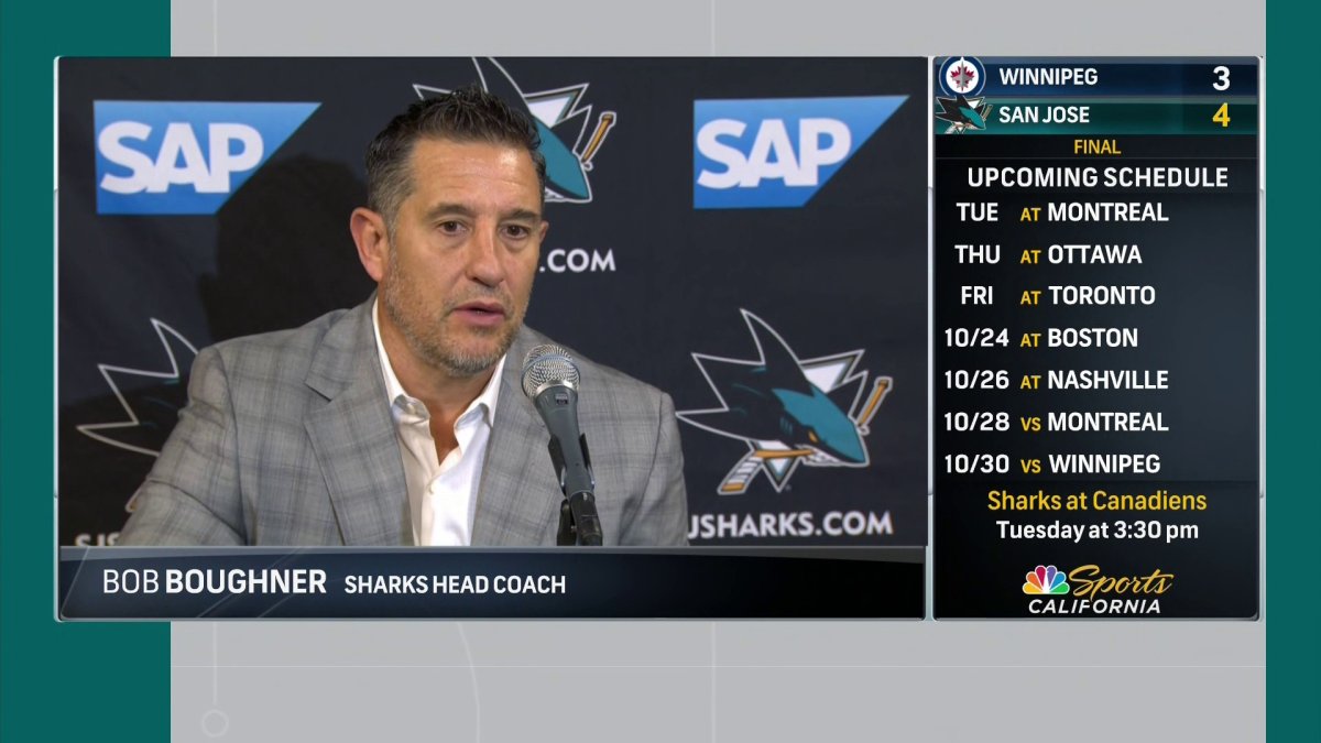 Bob Boughner highlights Sharks’ depth for comeback win in 2021 home ...