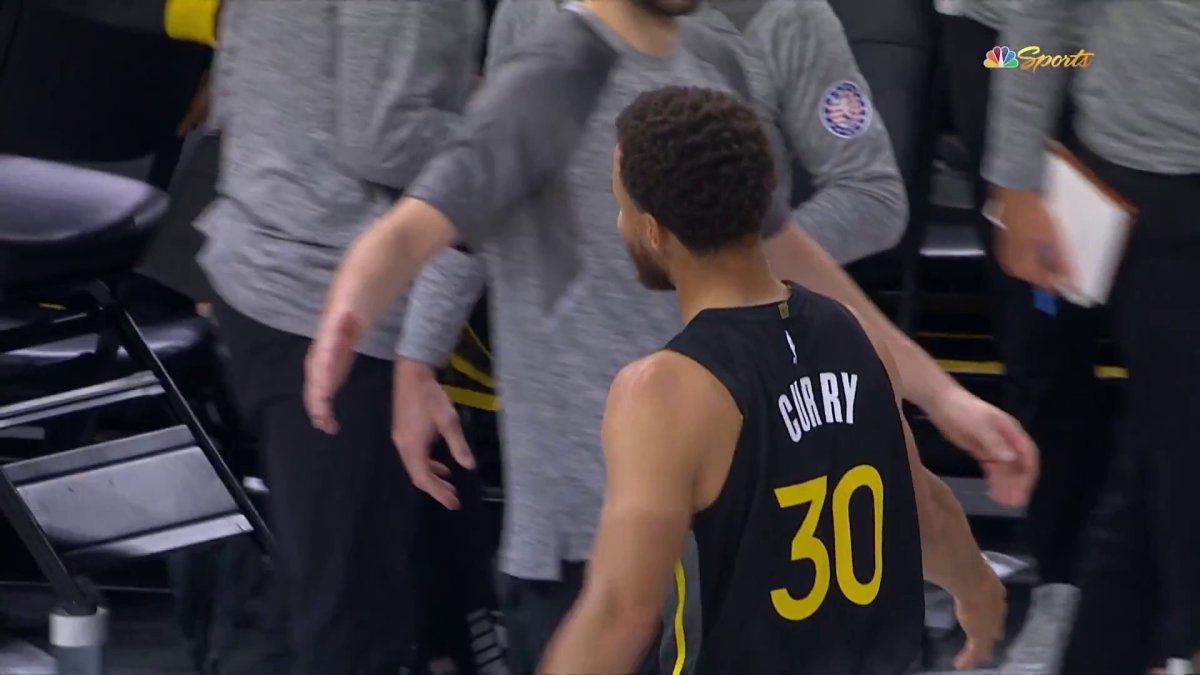 Steph Curry drills wild half-court shot after buzzer vs. Cavaliers – NBC Sports Bay Area ...