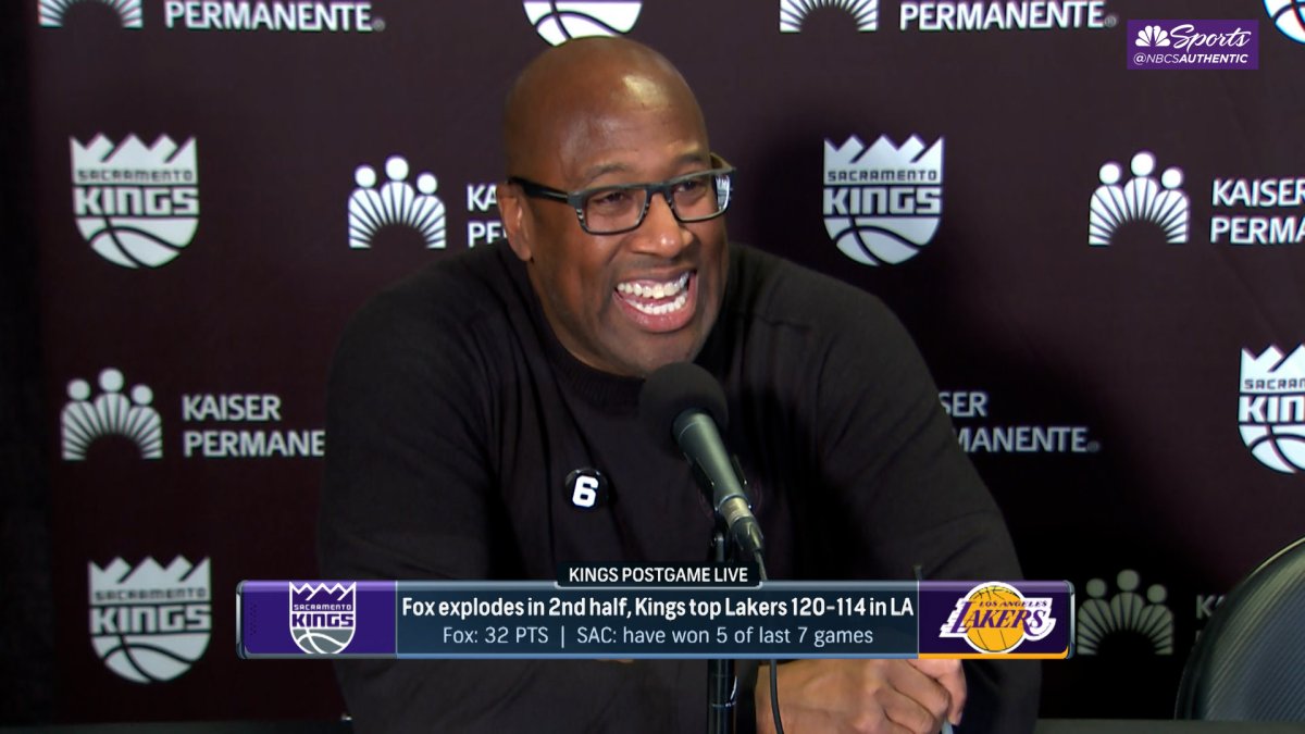 Mike Brown hypes up De’Aaron Fox in win vs. Lakers: ‘He can flat-out go ...