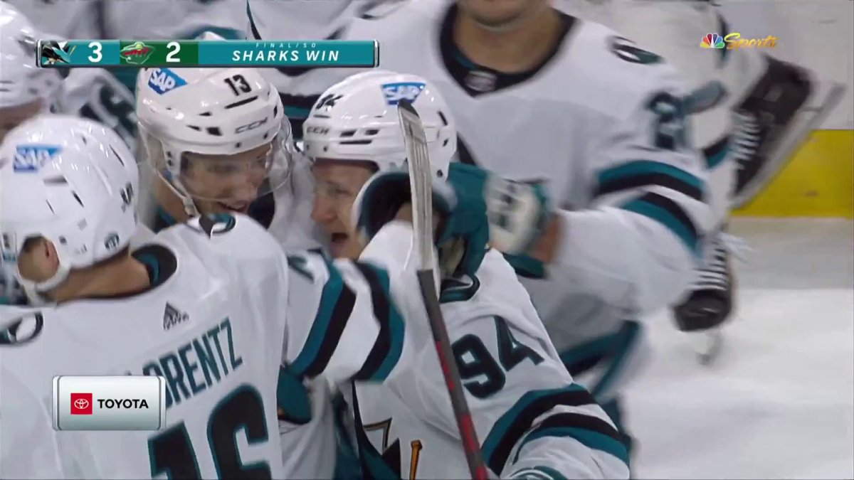 Sharks might be turning corner after comeback win vs. Wild in shootout ...