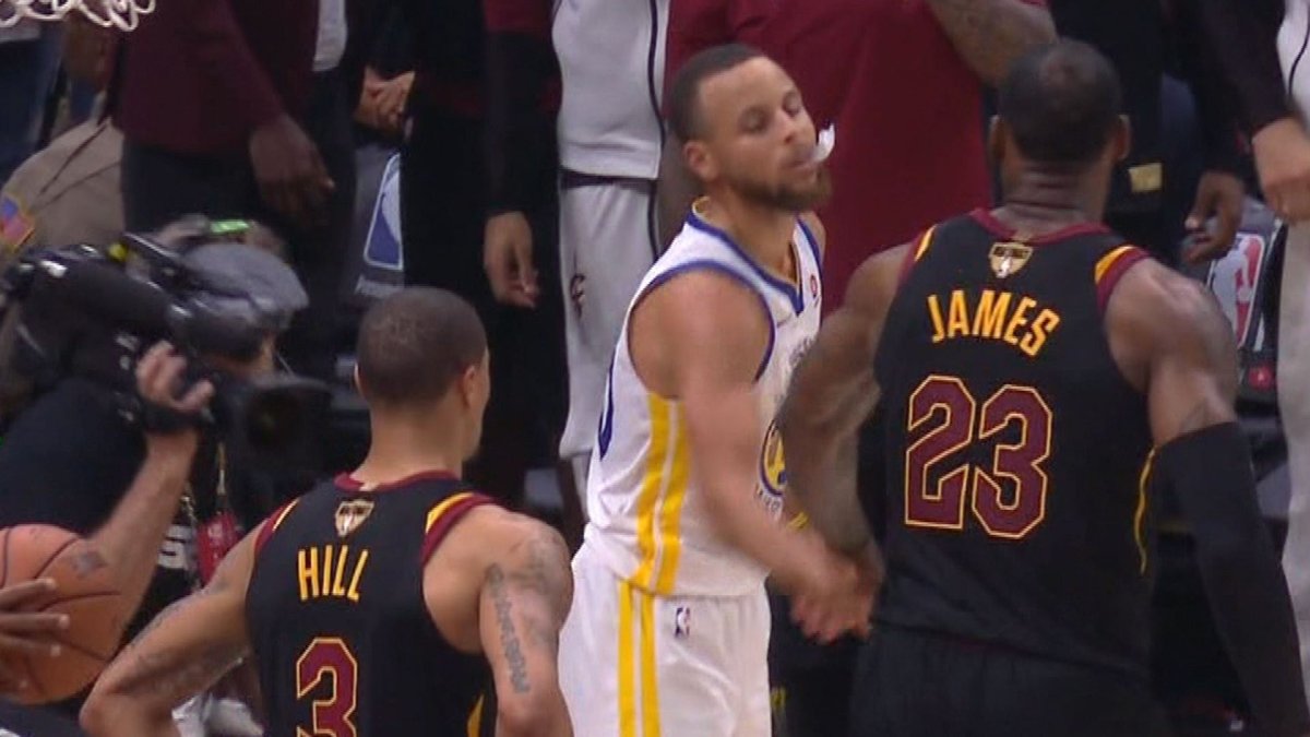 LeBron checks out of Game 4, congratulates Warriors on title – NBC ...