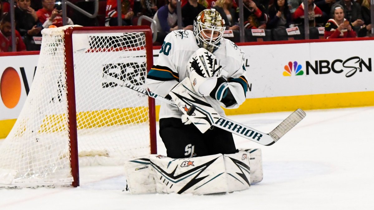 Sharks call up Aaron Dell with James Reimer, Nico Sturm out vs. Kraken ...