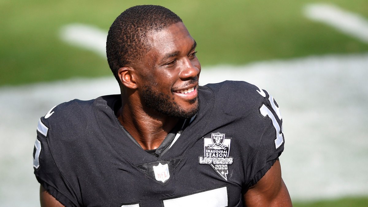 Raiders’ Nelson Agholor only NFL WR with perfect passer rating when ...