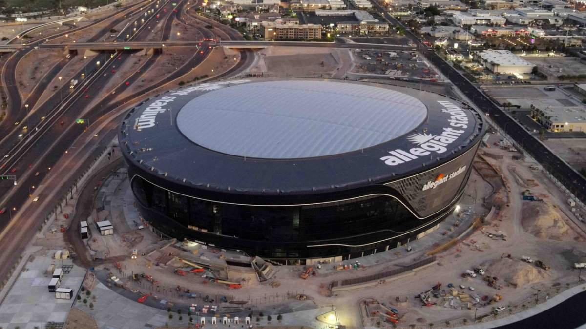 Exclusive look inside Raiders’ Allegiant Stadium two days before opener ...