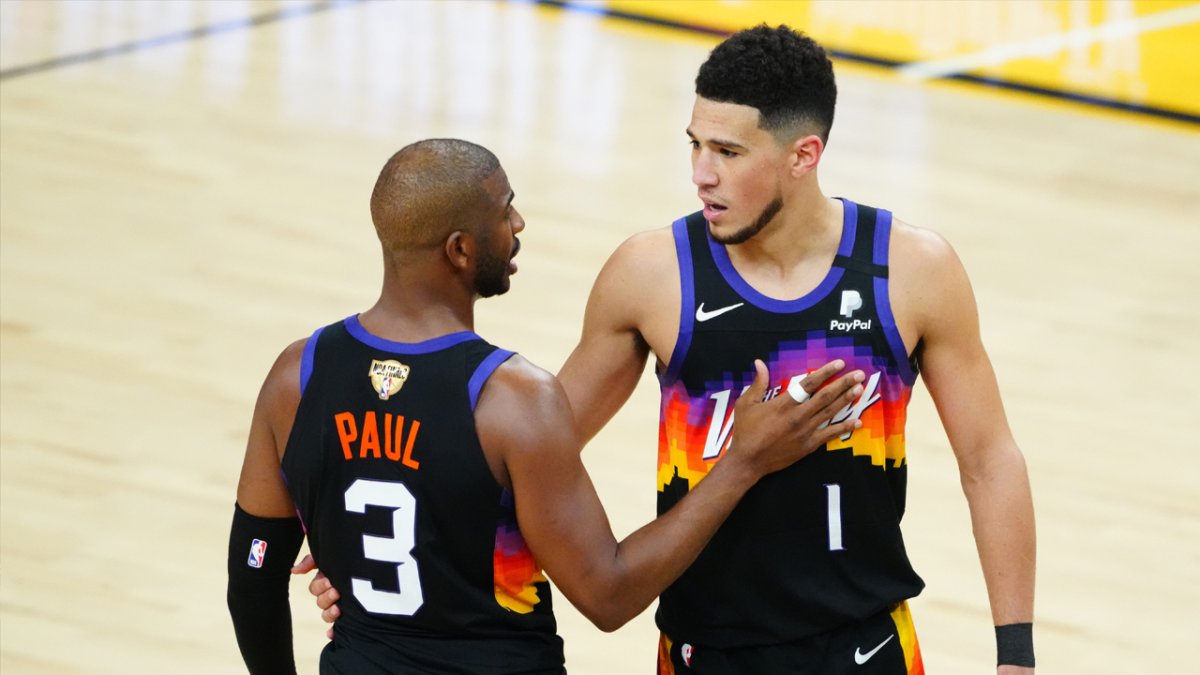 Chris Paul, Devin Booker break Steph Curry, Klay Thompson’s NBA Finals record – NBC Sports Bay ...