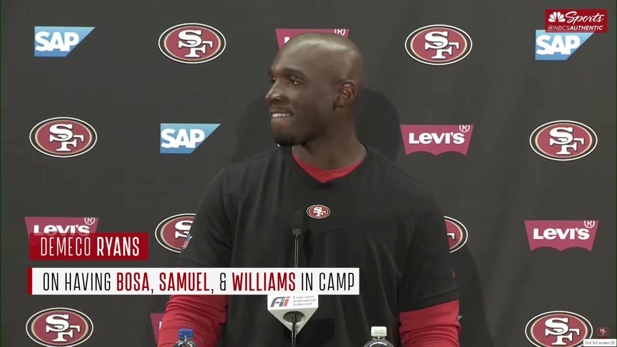 DeMeco Ryans: Having Deebo Samuel, Nick Bosa in-person brings ‘good ...