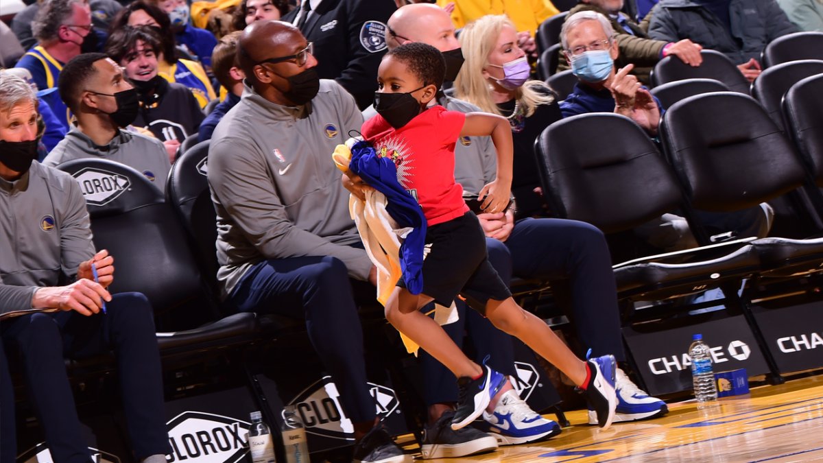 Draymond Green’s son steals show as Warriors foster family environment ...