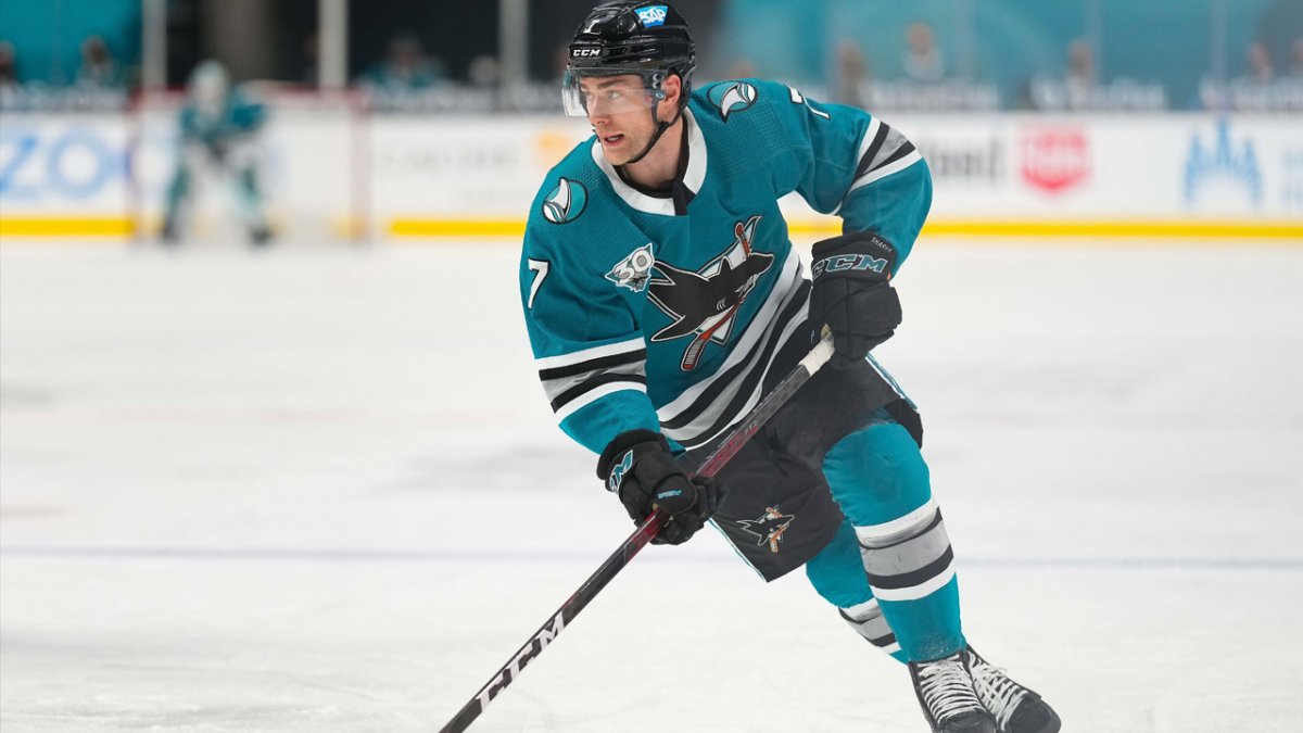 2021-22 NHL season: Dylan Gambrell placed on waivers by Sharks – NBC ...