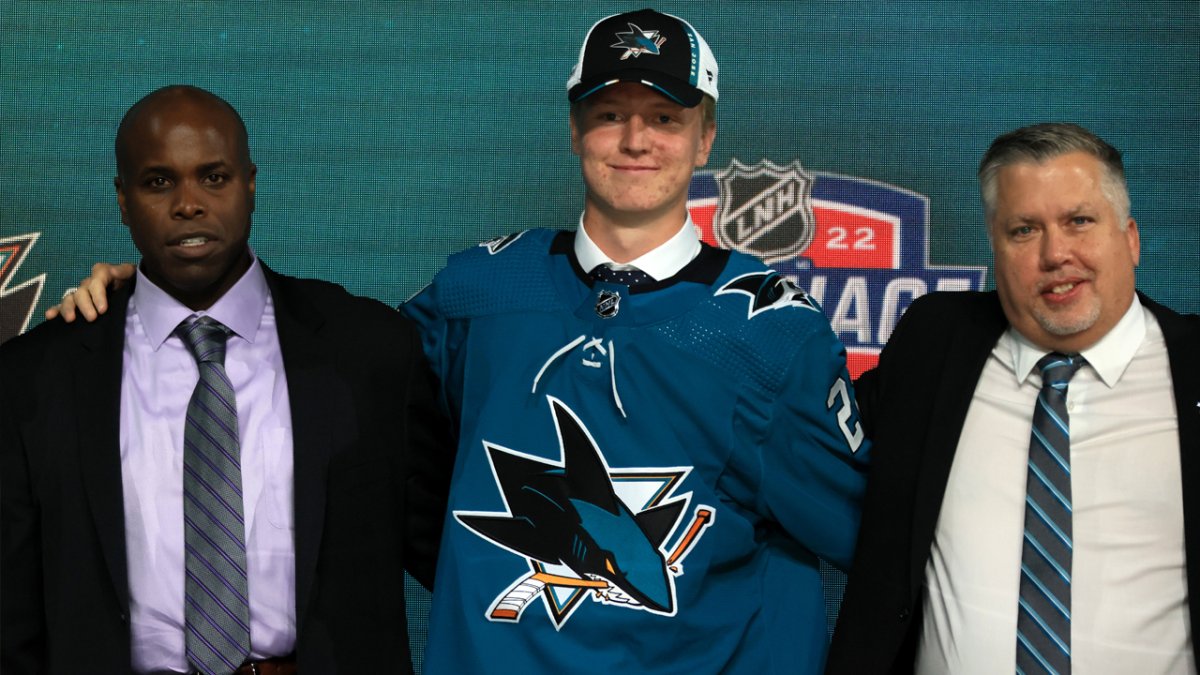 NHL Draft 2022: Sharks pick Swedish center Filip Bystedt with No. 27 ...