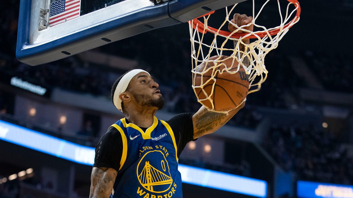Gary Payton II dunk-fest highlights Warriors’ first half vs. T-Wolves ...