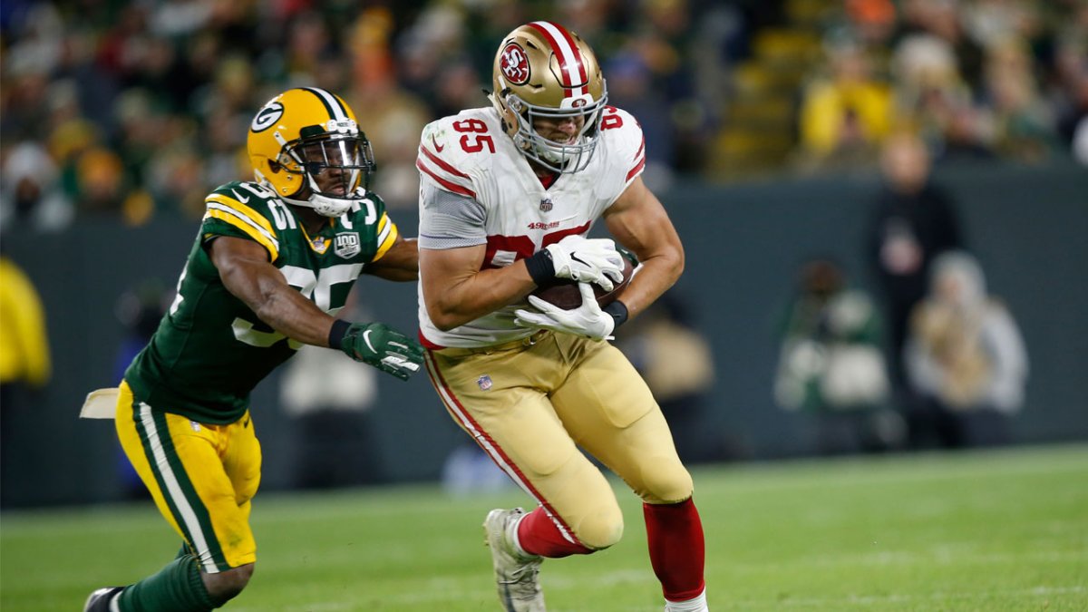 George Kittle reveals funny one-time locker room vice after painful ...