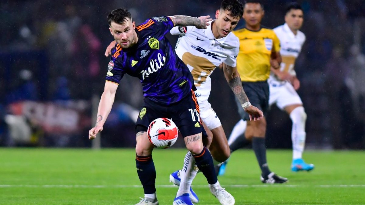 Sounders score in last minute to tie Pumas in first leg of Concacaf ...