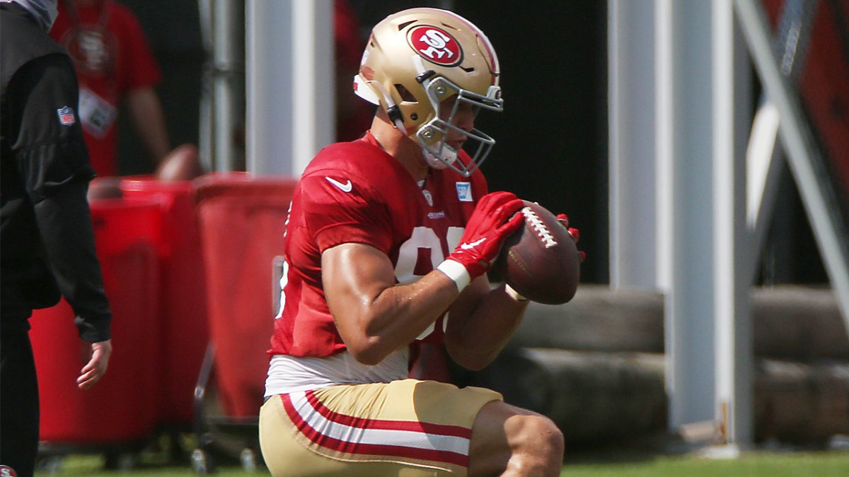 NFL suspends ex-49ers practice squad tight end for entire season – NBC ...