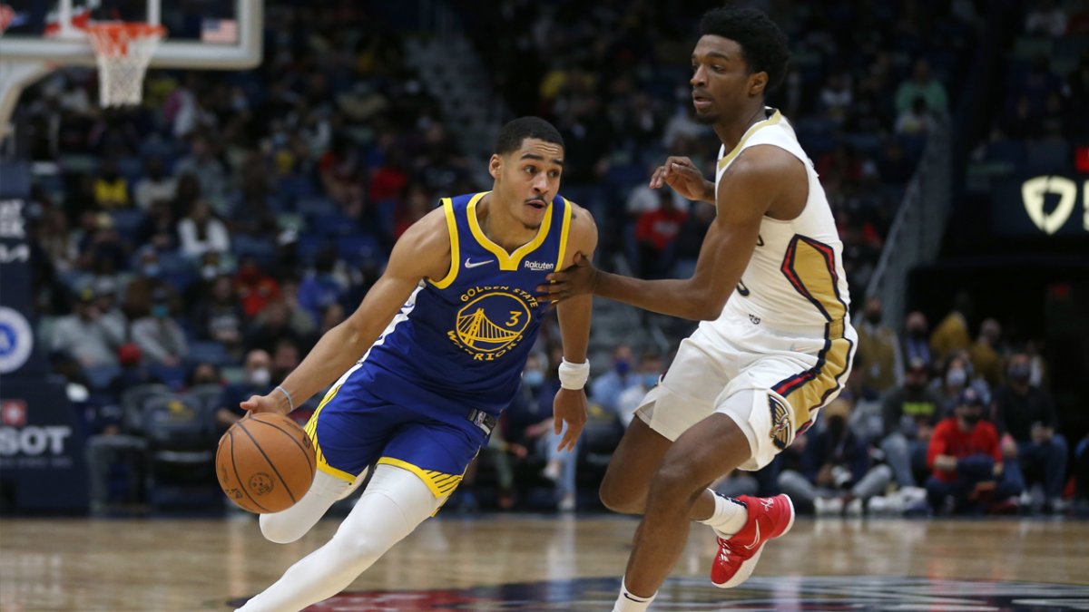Jordan Poole compared to Steph Curry by Pelicans rookie Herb Jones – NBC Sports Bay Area ...