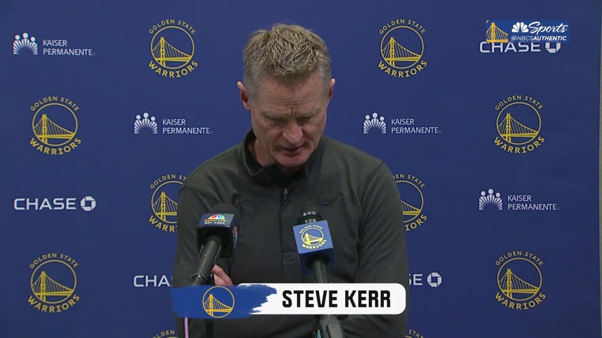 Warriors coach Steve Kerr: Andrew Wiggins injury to be re-evaluated Monday – NBC Sports Bay Area ...