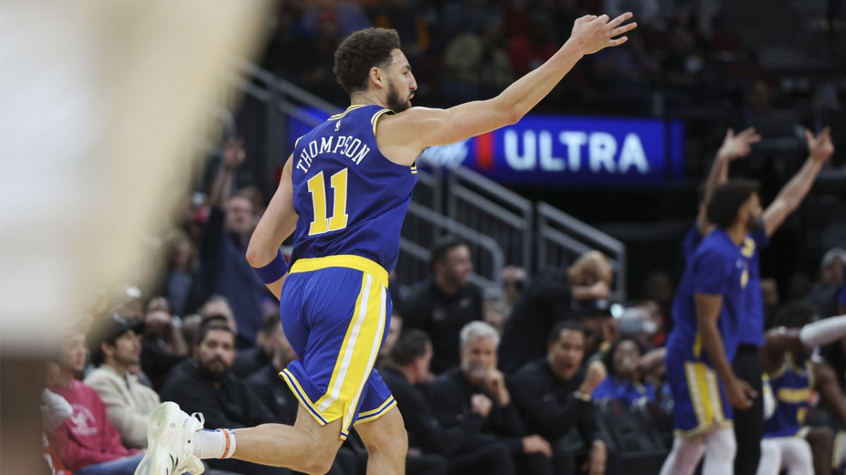 Steph Curry, Klay Thompson, Andrew Wiggins set NBA 3-point record for ...