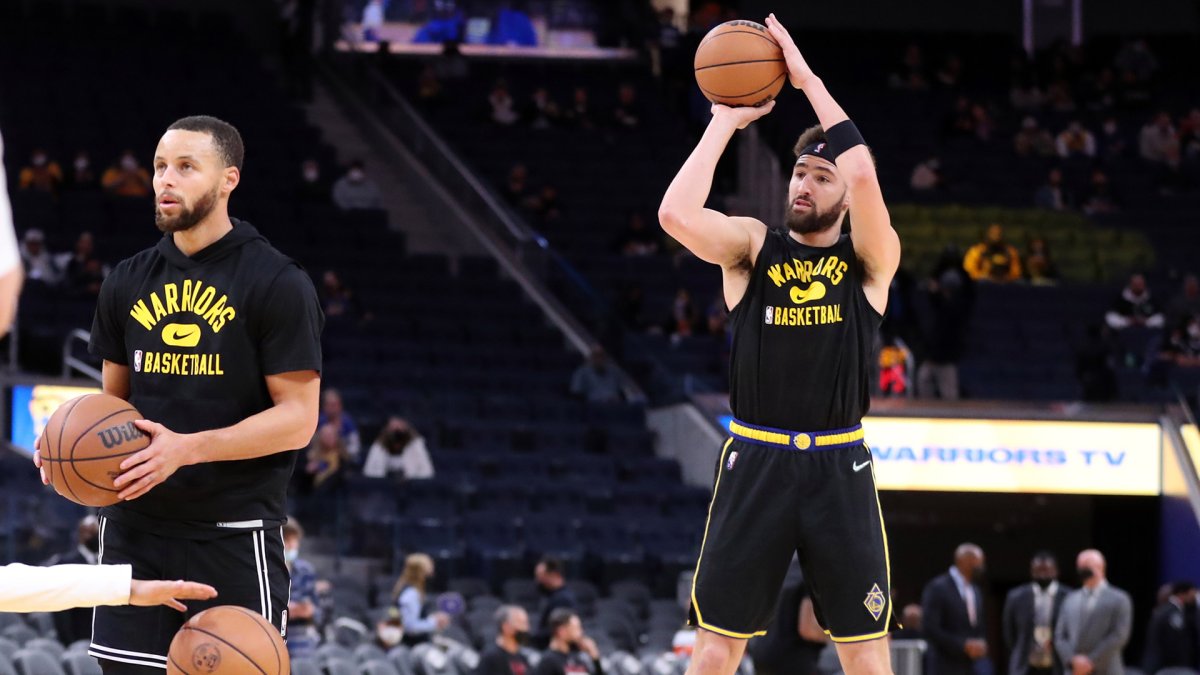 Steph Curry invokes famous meme in describing Klay Thompson’s return ...