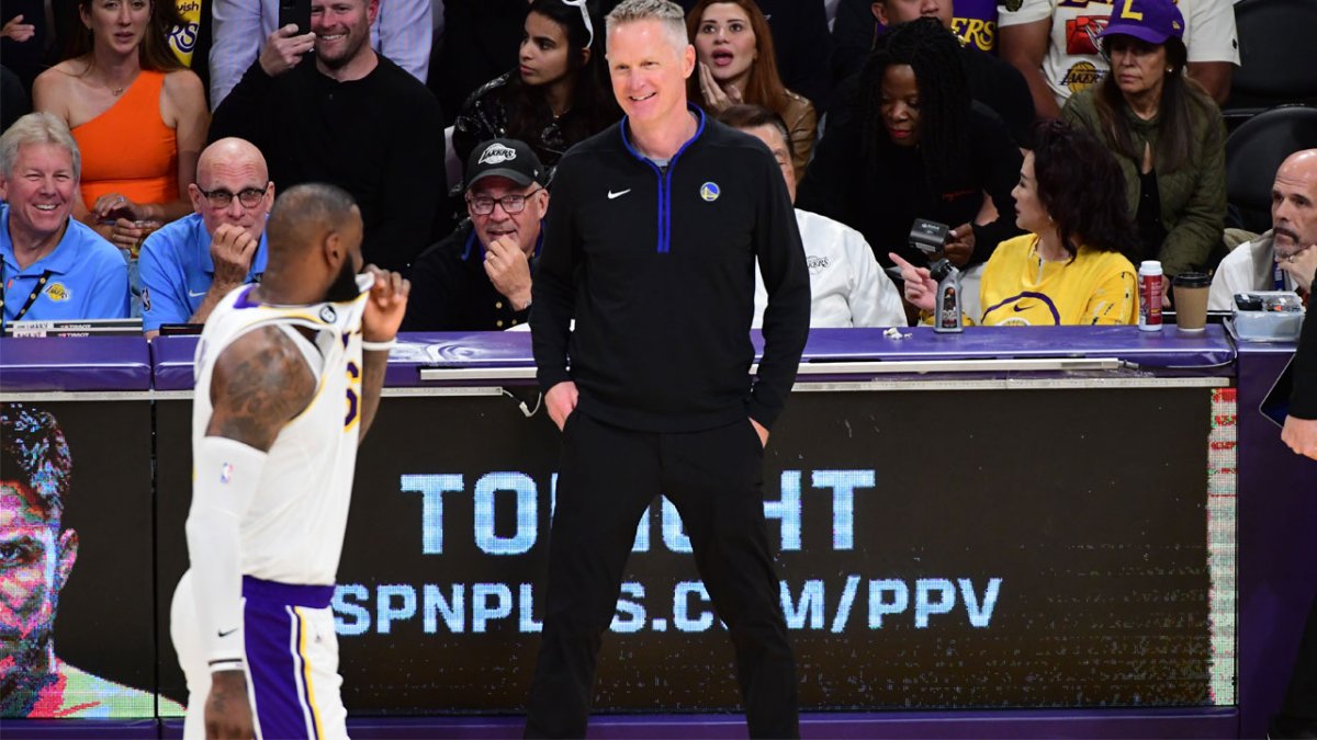 LeBron James responds to Steve Kerr’s Lakers gamesmanship comments ...