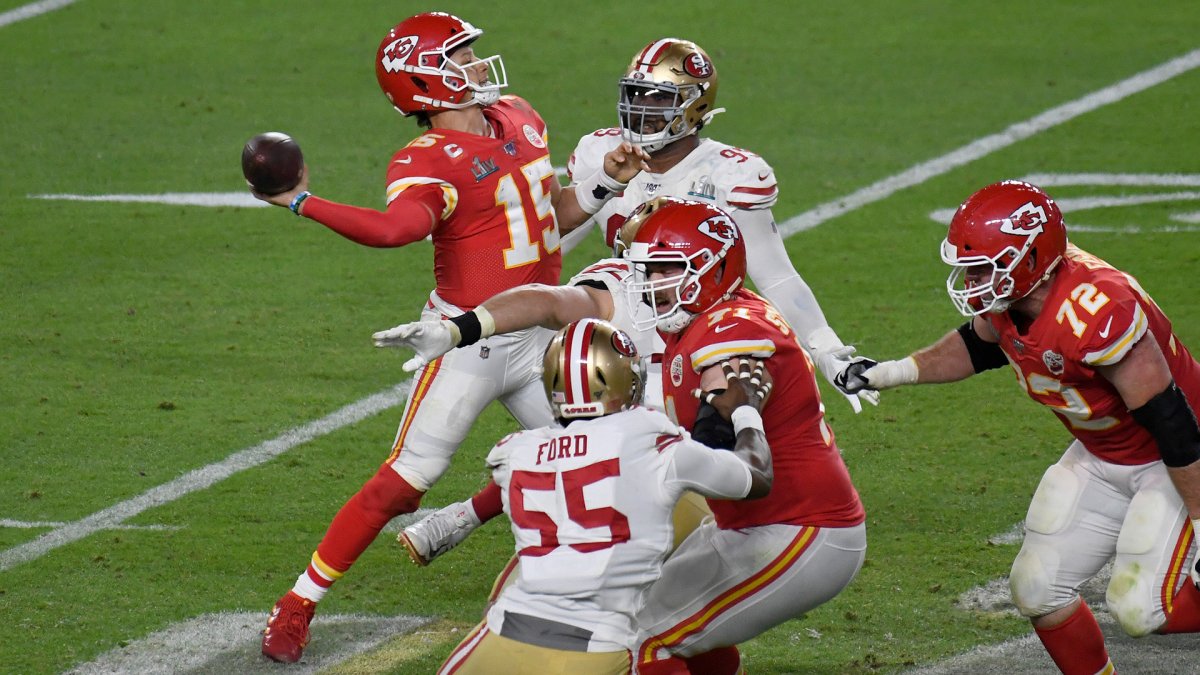 Patrick Mahomes cites one Super Bowl throw better than his vs. 49ers ...