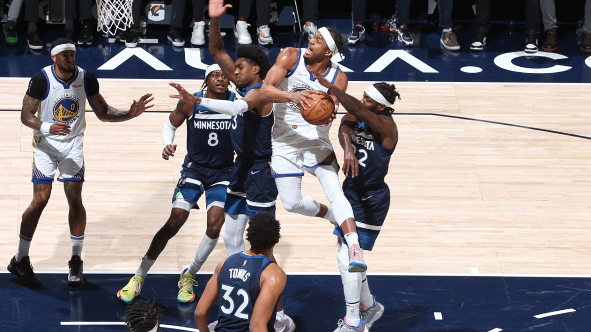 Moses Moody’s eye ‘swollen shut’ after Karl-Anthony Towns collision ...