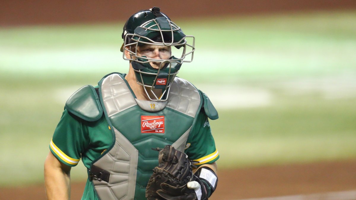 Athletics’ Sean Murphy describes full-circle moment with Stephen Vogt ...