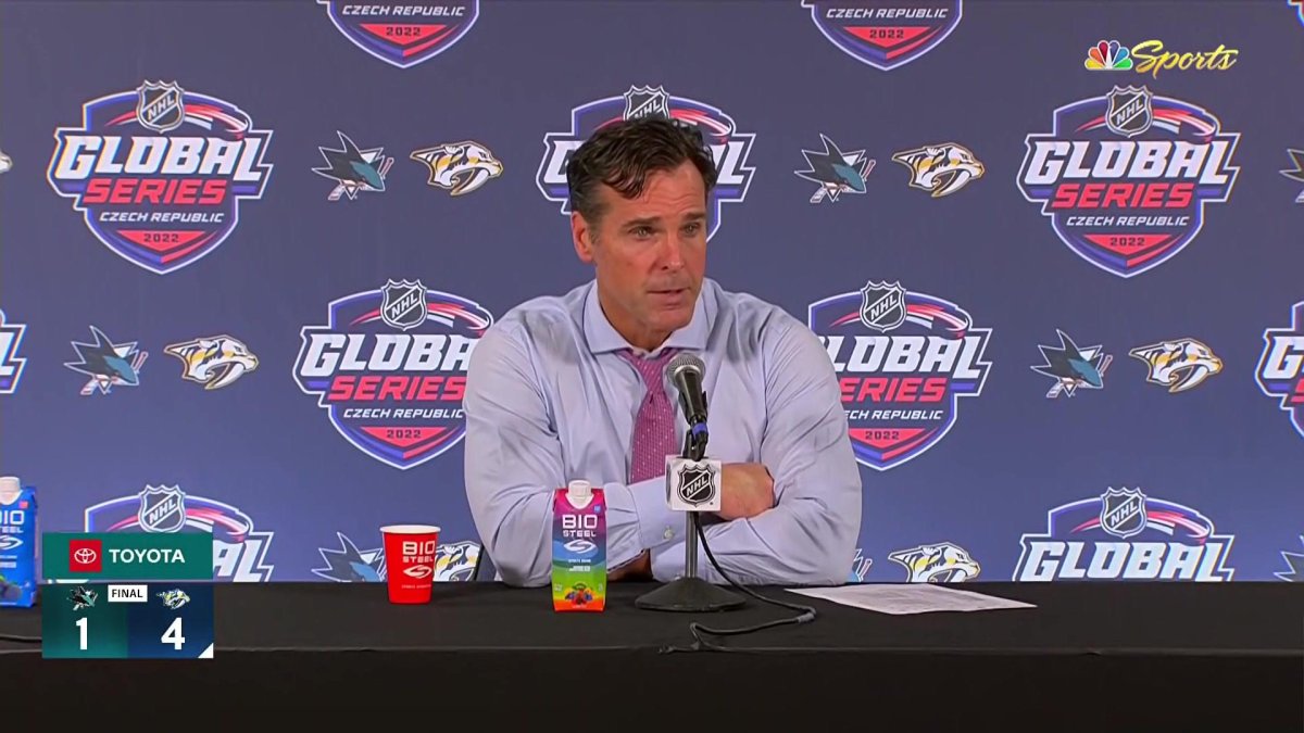 David Quinn: Tomáš Hertl’s goal inspired Sharks, Predators dominated ...