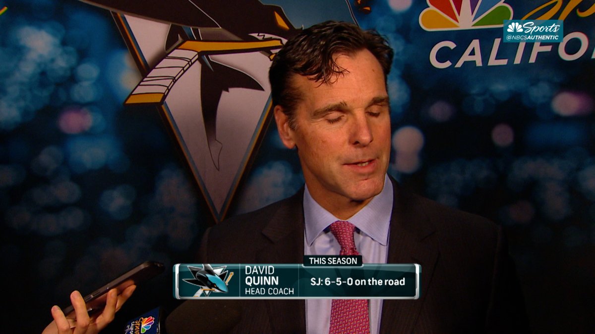 David Quinn: San Jose Sharks ‘needed’ 4-0 win over Montreal Canadiens ...