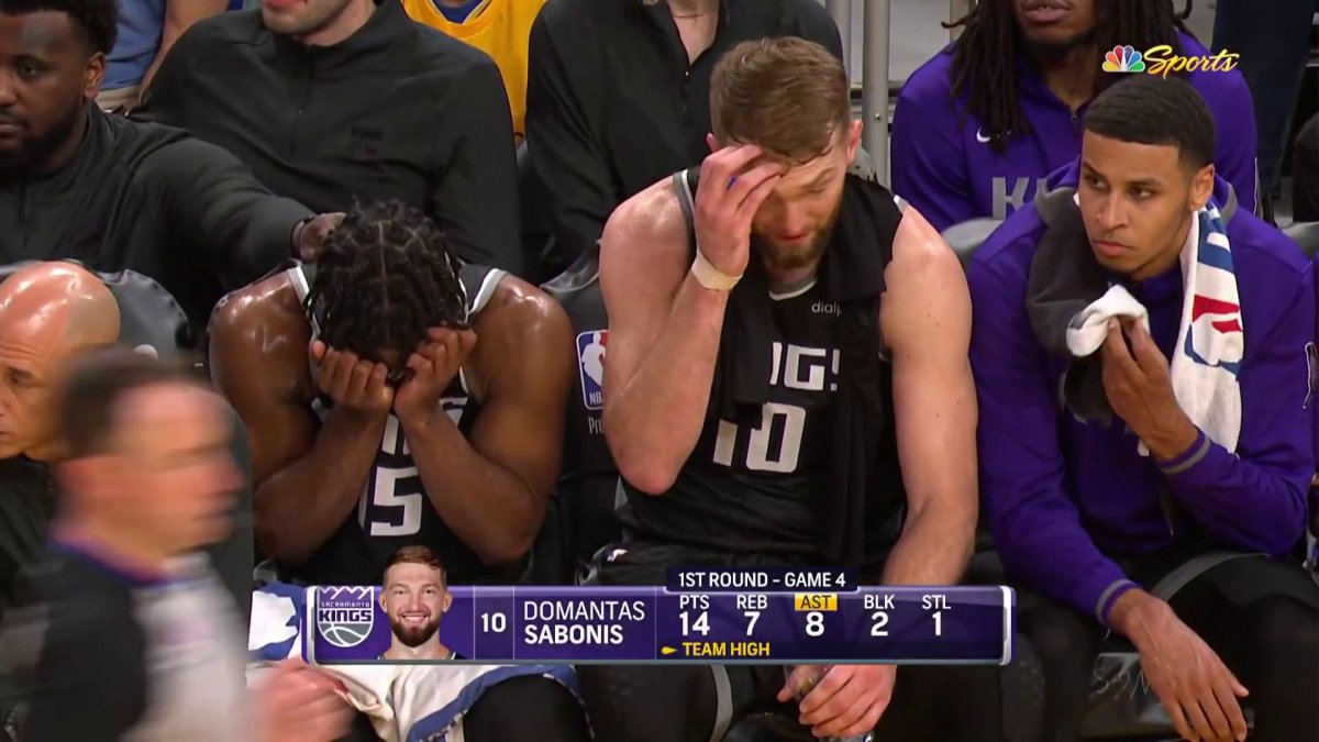 Domantas Sabonis ‘in his head’ after another middling Kings playoff showing – NBC Sports Bay ...