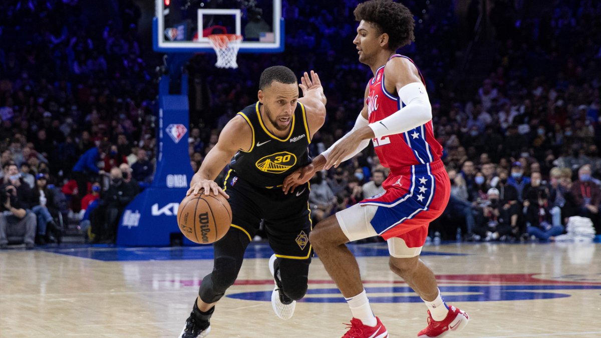 Steph Curry’s NBA 3-point record chase thwarted by Matisse Thybulle ...