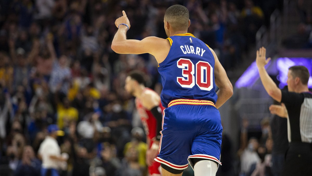 Steph Curry has 36th game with nine-plus 3-pointers vs. Bulls – NBC ...