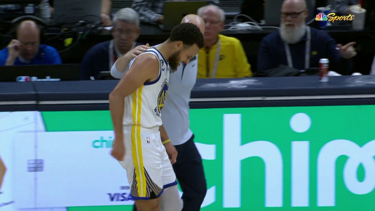 Steph Curry suffers left shoulder injury, ruled out of Warriors-Pacers game – NBC Sports Bay ...