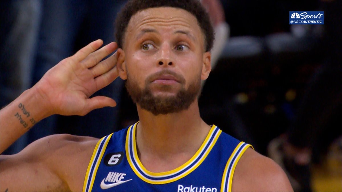 Steph Curry sends Warriors’ crowd into frenzy with go-ahead 3 – NBC ...