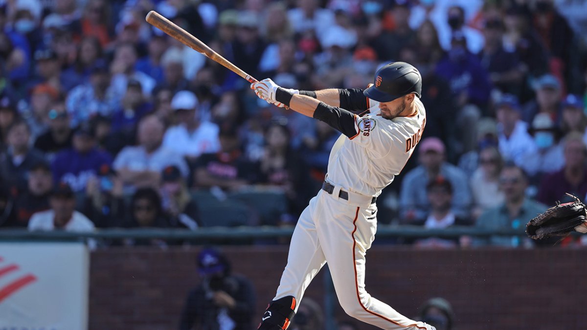 Steven Duggar, Giants explode for early lead vs. Walker Buehler – NBC ...