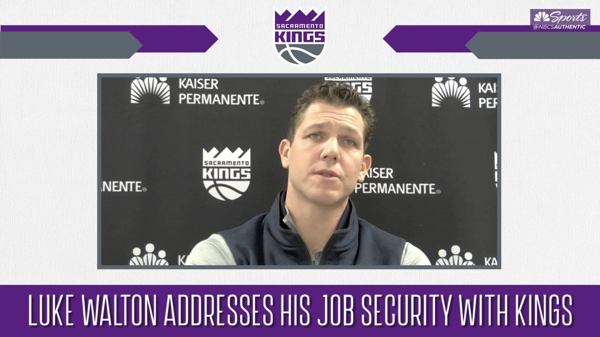 Luke Walton: Kings will ‘work hard’ amidst job security questions – NBC ...