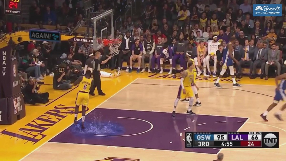 Did Steph’s Splash Bro force him to slip? – NBC Sports Bay Area ...