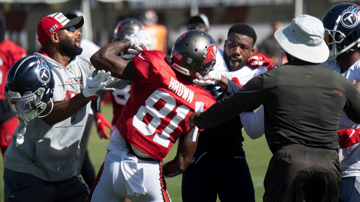 Biggest brawls of NFL preseason: Bucs-Titans, and more – NBC Sports Bay ...