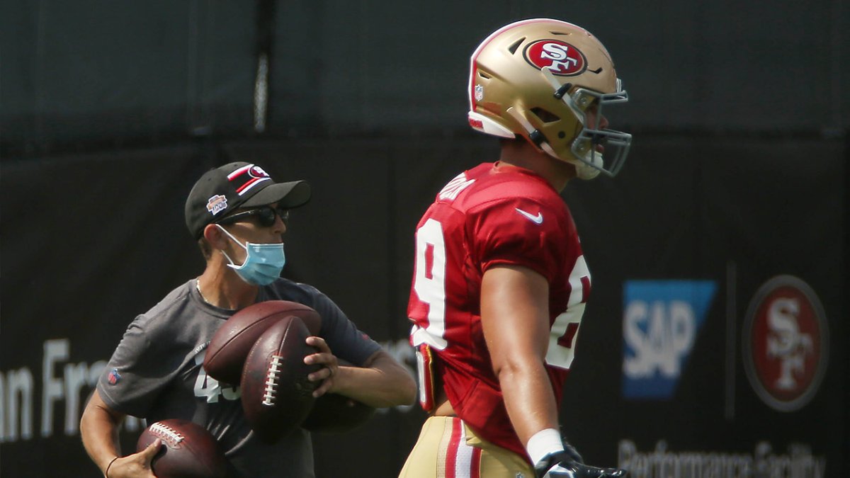 Kyle Shanahan explains how Charlie Woerner, George Kittle are similar ...