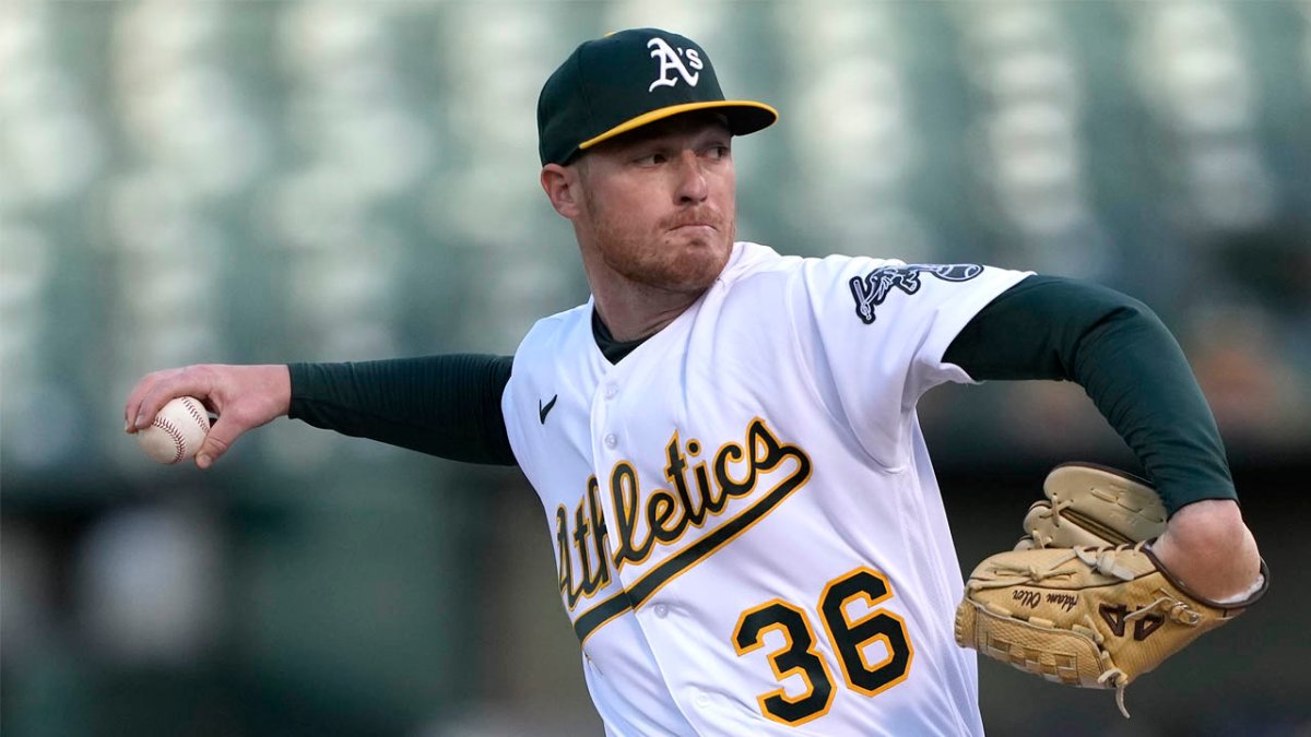 Athletics’ Adam Oller outdueled by high school teammate Glen Otto vs ...