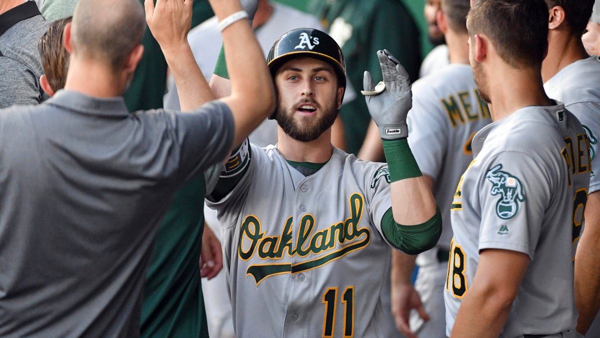 A’s score 16, blank Royals in dominant win – NBC Sports Bay Area ...