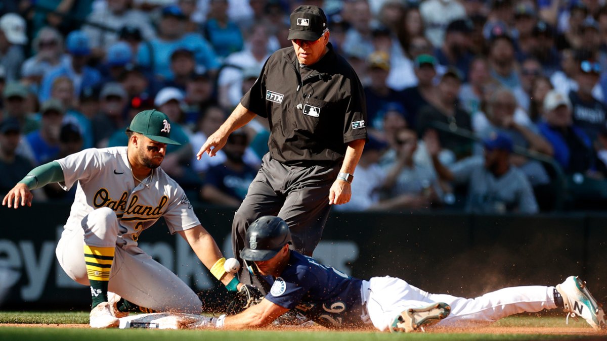 Athletics’ JP Sears has ‘great’ outing obliterated in loss to Mariners – NBC Sports Bay Area ...