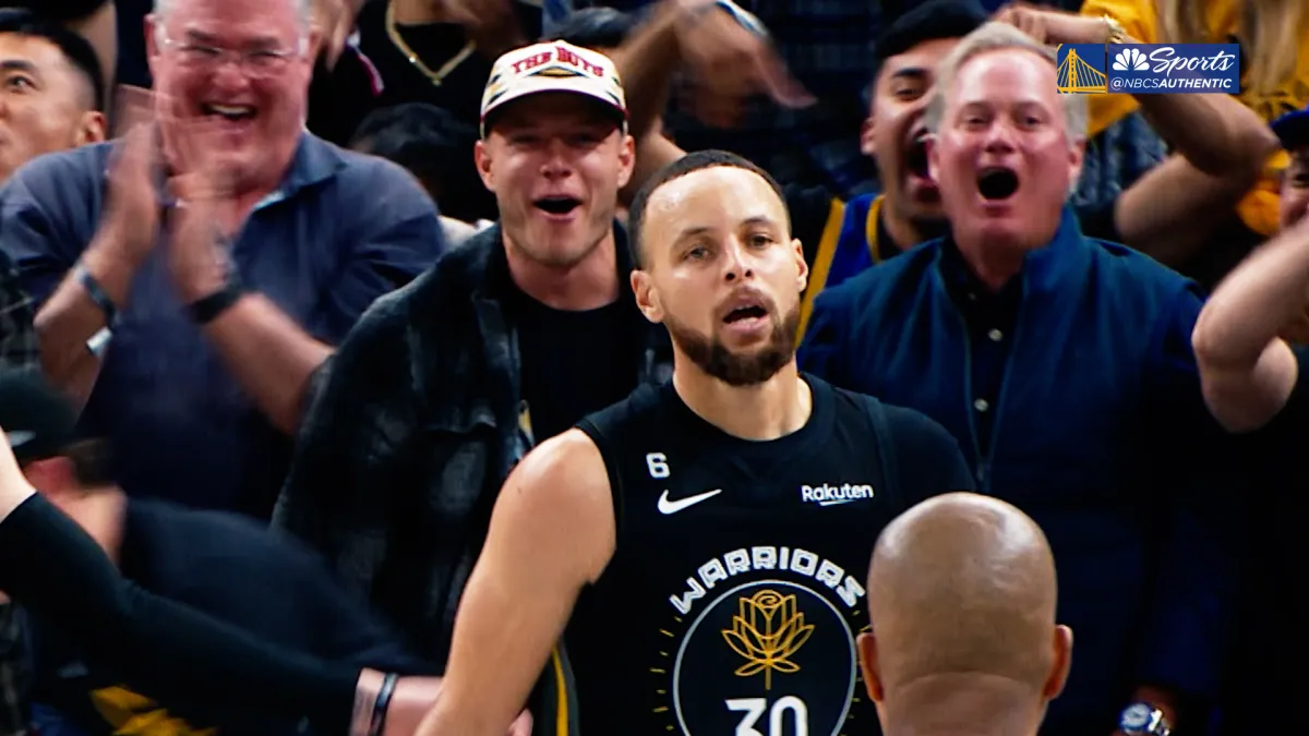 Steph Curry bucket in Warriors-Kings had Christian McCaffrey fired up – NBC Sports Bay Area ...