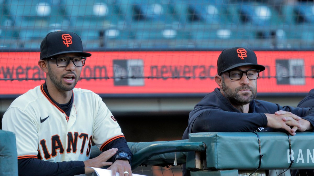 Gabe Kapler, Kai Correa hilariously in sync with Giants walk-off ...