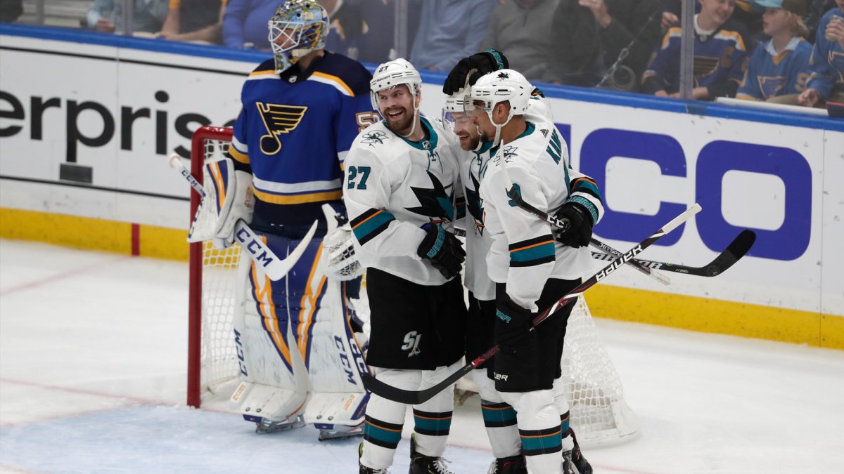 Watch Sharks’ Dylan Gambrell score clutch first NHL goal in Game 6 ...